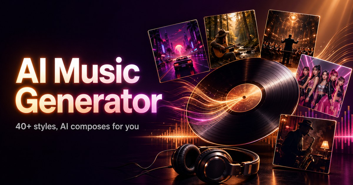 Generador de Música IA · Canciones desde Texto + Letras | OVOV