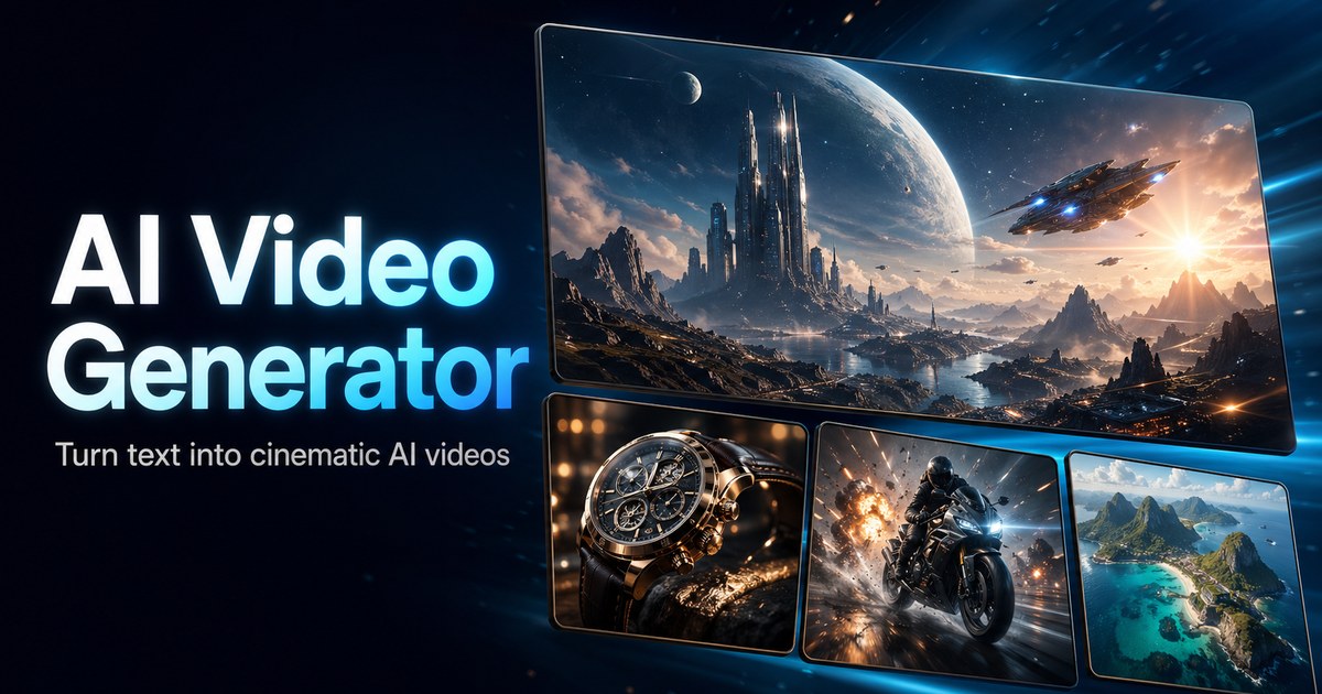 Gerador de Vídeo IA · Seedance 2.0 + Áudio Sincronizado | OVOV